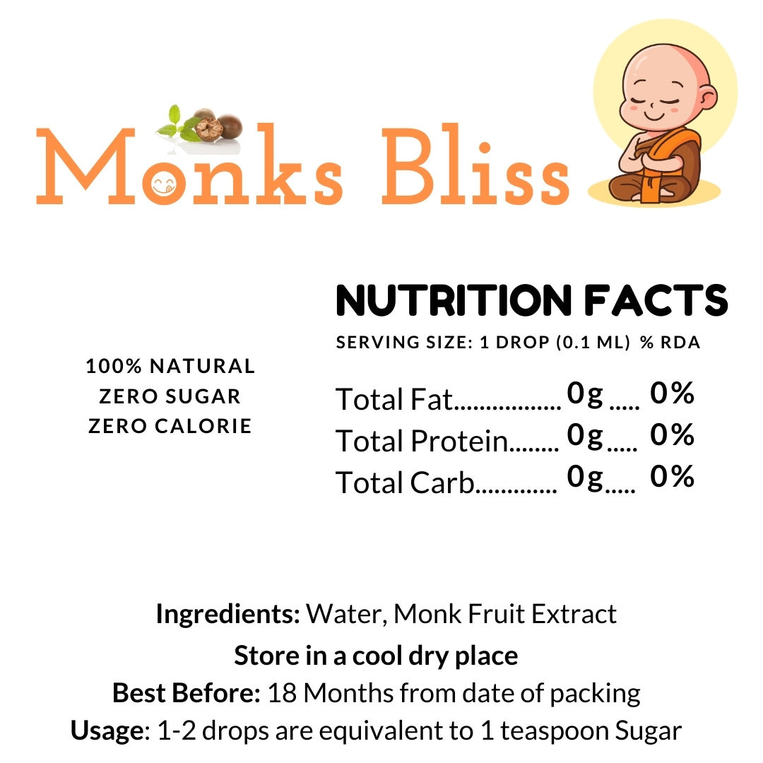 Monks Bliss: 100% Pure Monk Fruit Sweetner – Monks Bliss - 100% Pure ...